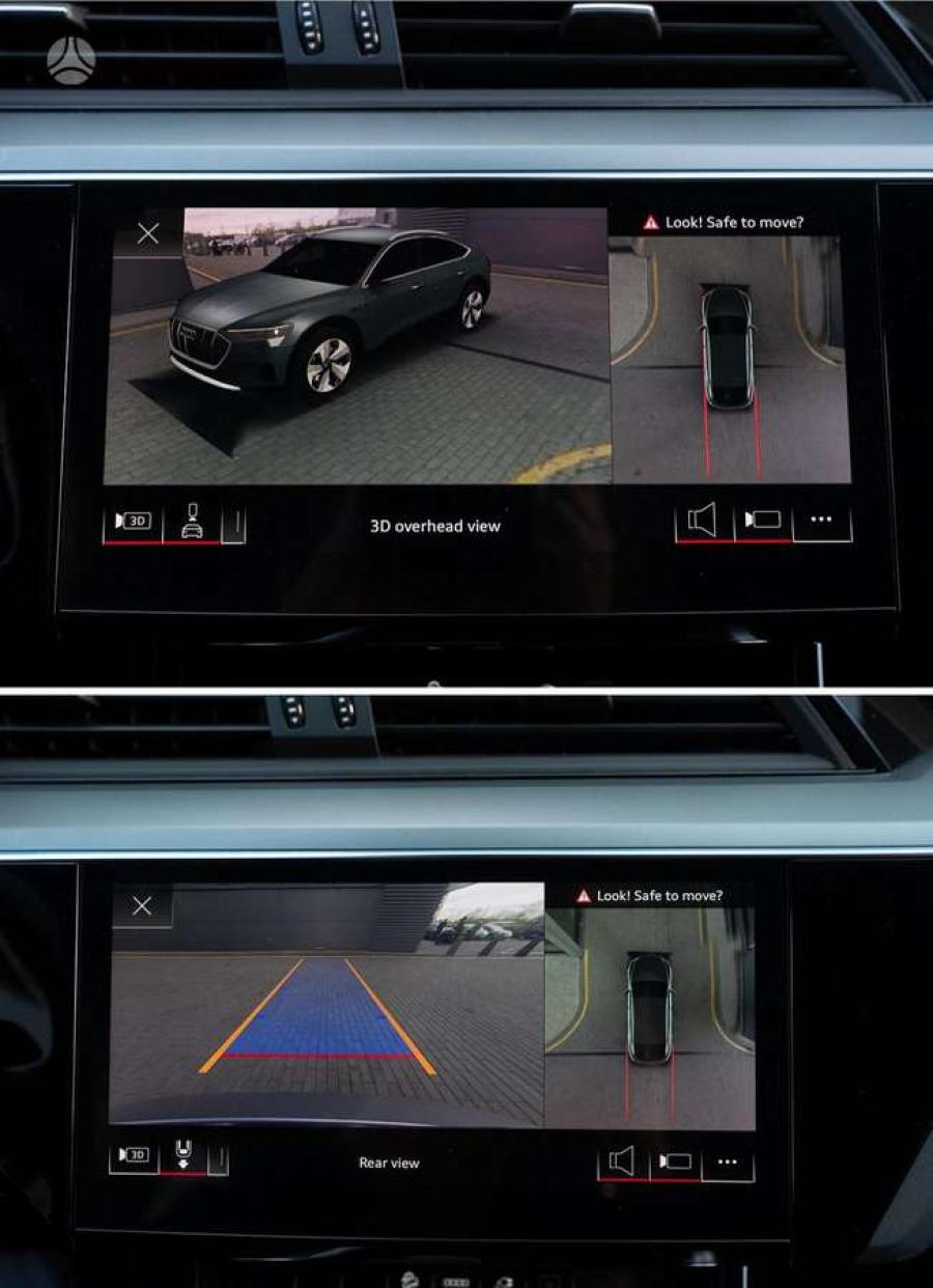 Black Audi E-Tron 2022 in Vilnius, with an engine capacity of 0.00 L and mileage of 45 thousand km for 36900 €, photo 17 on AUTOMOTO.COM.LV