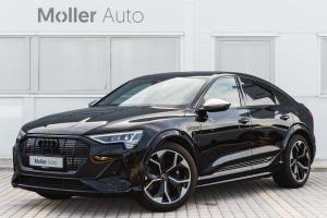 Black Audi E-Tron 2022 in Ventspils, with an engine capacity of 0.00 L and mileage of 27 thousand km for 44500 €, photo  on AUTOMOTO.COM.LV