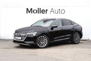 Melns Audi E-Tron 2022 Rīga, ar dzinēja tilpumu 0.00 L un nobraukumu 41 tūkst. km par 38950 €, foto  vietnē AUTOMOTO.COM.LV