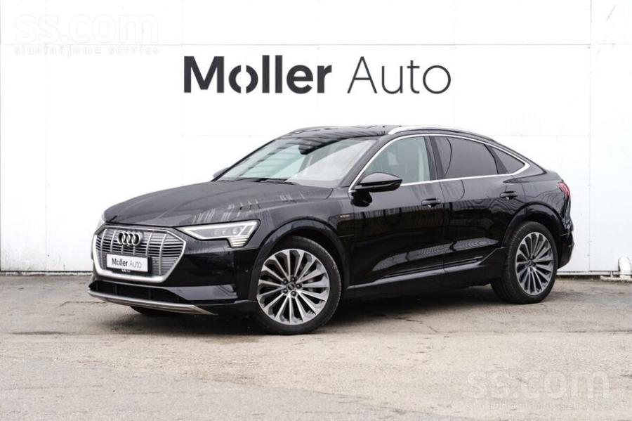 Black Audi E-Tron 2022 in Riga, with an engine capacity of 0.00 L and mileage of 41 thousand km for 38950 €, photo 1 on AUTOMOTO.COM.LV