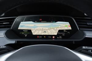 Black Audi E-Tron 2022 in Riga, with an engine capacity of 0.00 L and mileage of 53 thousand km for 33500 €, photo 15 on AUTOMOTO.COM.LV