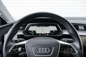 Black Audi E-Tron 2023 in Riga, with an engine capacity of 0.00 L and mileage of 47 thousand km for 38300 €, photo 19 on AUTOMOTO.COM.LV