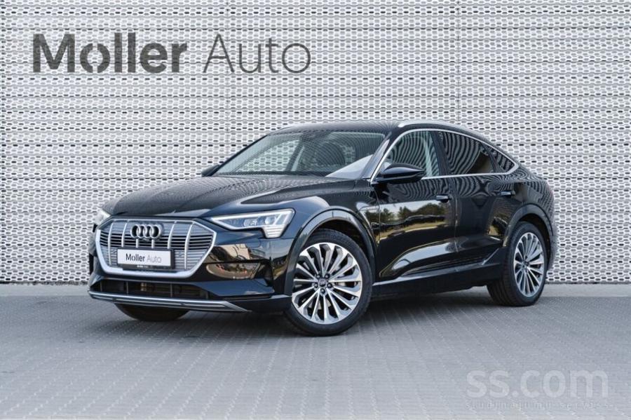Black Audi E-Tron 2023 in Riga, with an engine capacity of 0.00 L and mileage of 47 thousand km for 38300 €, photo 1 on AUTOMOTO.COM.LV