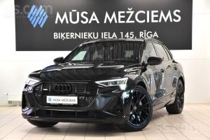 Черный Ауди E-Tron 2023 в Рига, объемом двигателя 0.00 л и пробегом 68 тыс. км за 40490 €, фото 1 на AUTOMOTO.COM.LV