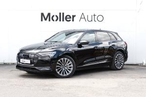 Black Audi E-Tron 2023 in Riga, with an engine capacity of 0.00 L and mileage of 58 thousand km for 37850 €, photo  on AUTOMOTO.COM.LV