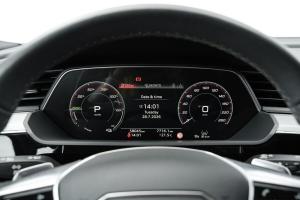 Black Audi E-Tron 2023 in Riga, with an engine capacity of 0.00 L and mileage of 58 thousand km for 37850 €, photo 17 on AUTOMOTO.COM.LV