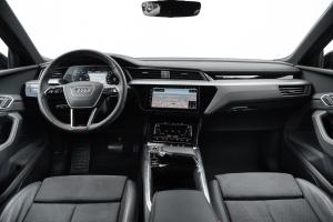 Black Audi E-Tron 2023 in Riga, with an engine capacity of 0.00 L and mileage of 58 thousand km for 37850 €, photo 38 on AUTOMOTO.COM.LV