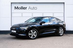 Black Audi E-Tron 2023 in Riga, with an engine capacity of 0.00 L and mileage of 38 thousand km for 36950 €, photo  on AUTOMOTO.COM.LV