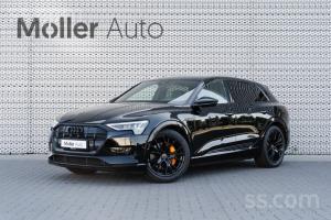 Black Audi E-Tron 2023 in Riga, with an engine capacity of 0.00 L and mileage of 41 thousand km for 42150 €, photo  on AUTOMOTO.COM.LV