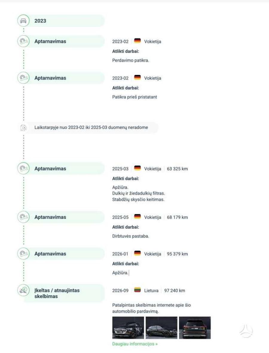 Черный Ауди E-Tron 2023 в Вильнюс, объемом двигателя 0.00 л и пробегом 97 тыс. км за 32900 €, фото 16 на AUTOMOTO.COM.LV