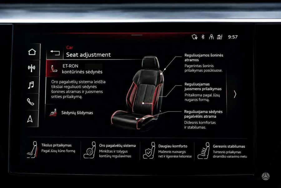 Черный Ауди E-Tron 2023 в Вильнюс, объемом двигателя 0.00 л и пробегом 97 тыс. км за 32900 €, фото 17 на AUTOMOTO.COM.LV