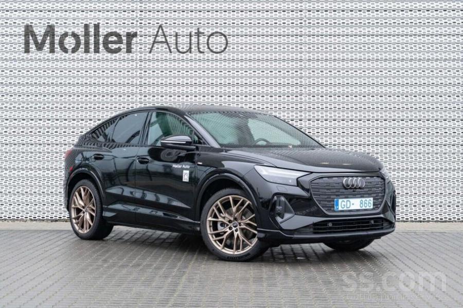 Melns Audi E-Tron 2025 Rīga, ar dzinēja tilpumu 0.00 L un nobraukumu 45 tūkst. km par 61900 €, foto 2 vietnē AUTOMOTO.COM.LV
