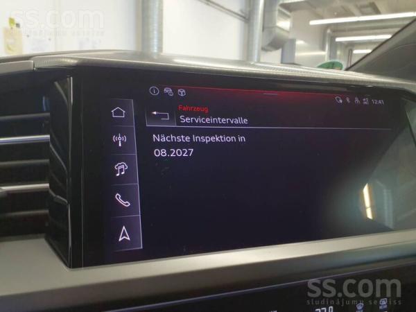 Black Audi E-Tron 2025 in Riga, with an engine capacity of 0.00 L and mileage of 8 thousand km for 42600 €, photo 6 on AUTOMOTO.COM.LV