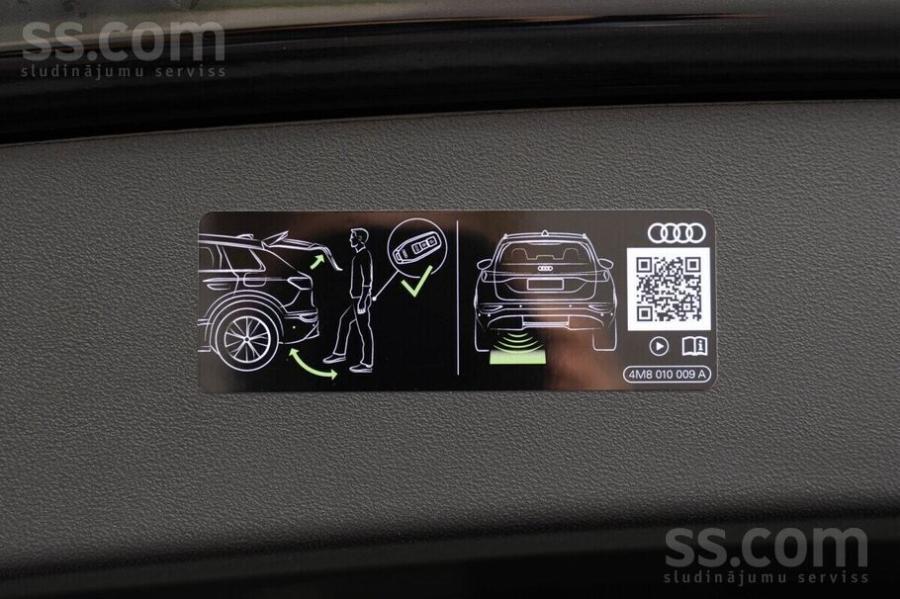Black Audi E-Tron 2026 in Riga, with an engine capacity of 0.00 L and mileage of 15 thousand km for 61900 €, photo 25 on AUTOMOTO.COM.LV