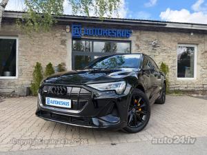 Black Audi E-Tron 2020 in Tallinn, with an engine capacity of 0.00 L and mileage of 92 thousand km for 34990 €, photo  on AUTOMOTO.COM.LV