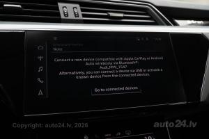 Black Audi E-Tron 2022 in Tallinn, with an engine capacity of 0.00 L and mileage of 41 thousand km for 34720 €, photo 15 on AUTOMOTO.COM.LV