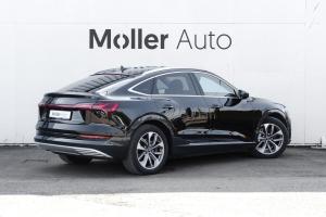 Black Audi E-Tron 2023 in Riga, with an engine capacity of 0.00 L and mileage of 55 thousand km for 39500 €, photo 4 on AUTOMOTO.COM.LV