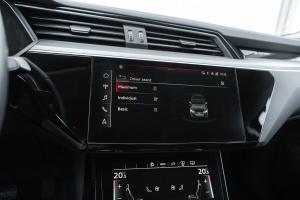 Black Audi E-Tron 2023 in Riga, with an engine capacity of 0.00 L and mileage of 55 thousand km for 39500 €, photo 30 on AUTOMOTO.COM.LV