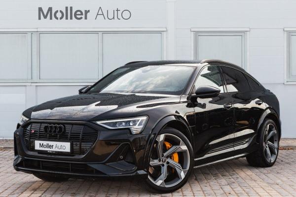 Black Audi E-Tron 2021 in Ventspils, with an engine capacity of 0.10 L and mileage of 34 thousand km for 37000 €, photo 1 on AUTOMOTO.COM.LV