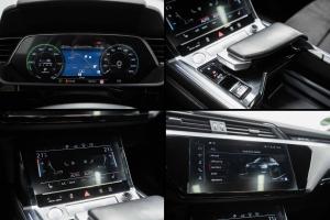 Black Audi E-Tron 2020 in Tallinn, with an engine capacity of 0.00 L and mileage of 117 thousand km for 26500 €, photo 12 on AUTOMOTO.COM.LV