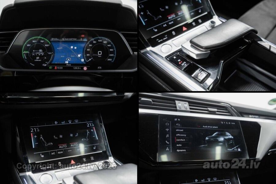 Black Audi E-Tron 2020 in Tallinn, with an engine capacity of 0.00 L and mileage of 117 thousand km for 26500 €, photo 12 on AUTOMOTO.COM.LV