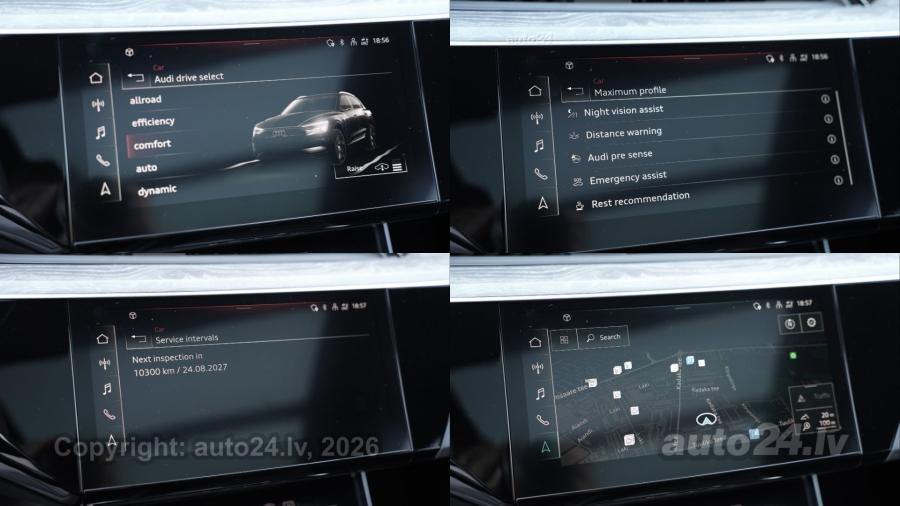Black Audi E-Tron 2021 in Tallinn, with an engine capacity of 0.00 L and mileage of 95 thousand km for 26990 €, photo 22 on AUTOMOTO.COM.LV