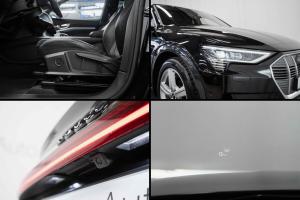 Black Audi E-Tron 2023 in Tallinn, with an engine capacity of 0.00 L and mileage of 62 thousand km for 36900 €, photo 13 on AUTOMOTO.COM.LV