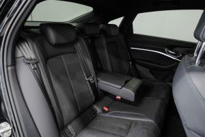 Black Audi E-Tron 2023 in Tallinn, with an engine capacity of 0.00 L and mileage of 62 thousand km for 36900 €, photo 14 on AUTOMOTO.COM.LV