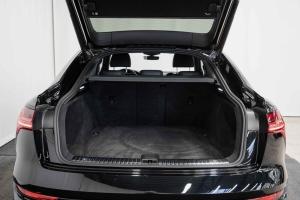 Black Audi E-Tron 2023 in Tallinn, with an engine capacity of 0.00 L and mileage of 62 thousand km for 36900 €, photo 16 on AUTOMOTO.COM.LV