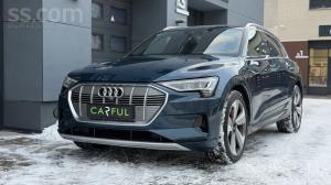 Zils Audi E-Tron 2019 Rīga, ar dzinēja tilpumu 0.00 L un nobraukumu 91 tūkst. km par 28900 €, foto  vietnē AUTOMOTO.COM.LV