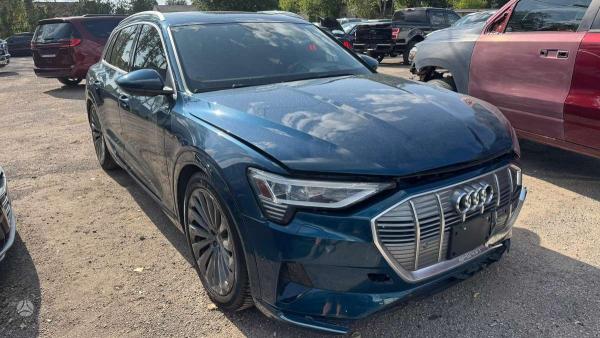 Zils Audi E-Tron 2019 Ukmergė, ar dzinēja tilpumu 0.00 L un nobraukumu 92 tūkst. km par 19999 €, foto  vietnē AUTOMOTO.COM.LV