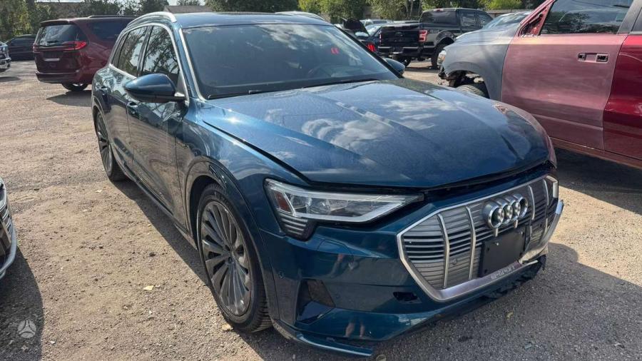 Zils Audi E-Tron 2019 Ukmergė, ar dzinēja tilpumu 0.00 L un nobraukumu 92 tūkst. km par 19999 €, foto 1 vietnē AUTOMOTO.COM.LV