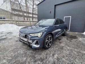 Zils Audi E-Tron 2020 Kauņa, ar dzinēja tilpumu 0.00 L un nobraukumu 108 tūkst. km par 18800 €, foto  vietnē AUTOMOTO.COM.LV