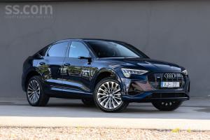 Zils Audi E-Tron 2020 Jelgava, ar dzinēja tilpumu 0.00 L un nobraukumu 130 tūkst. km par 31000 €, foto  vietnē AUTOMOTO.COM.LV