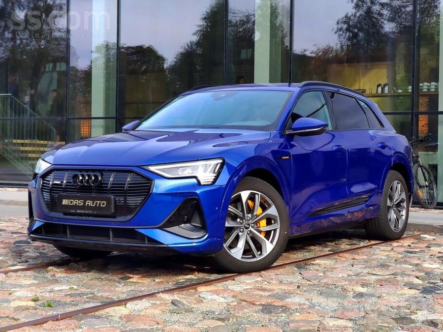 Zils Audi E-Tron 2020 Rīga, ar dzinēja tilpumu 0.00 L un nobraukumu 47 tūkst. km par 28888 €, foto 1 vietnē AUTOMOTO.COM.LV