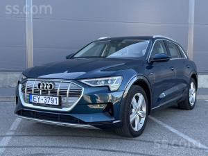 Blue Audi E-Tron 2020 in Riga, with an engine capacity of 0.00 L and mileage of 60 thousand km for 29900 €, photo  on AUTOMOTO.COM.LV