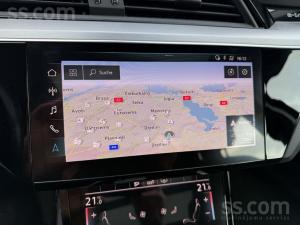 Blue Audi E-Tron 2020 in Riga, with an engine capacity of 0.00 L and mileage of 60 thousand km for 29900 €, photo 19 on AUTOMOTO.COM.LV