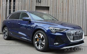 Blue Audi E-Tron 2020 in Riga, with an engine capacity of 0.00 L and mileage of 141 thousand km for 24555 €, photo  on AUTOMOTO.COM.LV