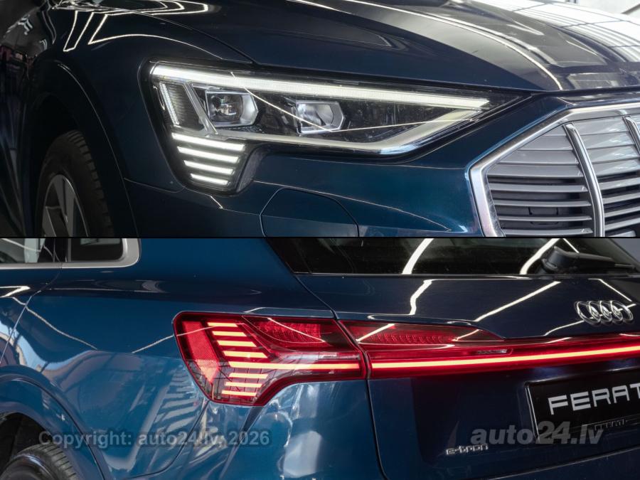 Blue Audi E-Tron 2020 in Tallinn, with an engine capacity of 0.00 L and mileage of 126 thousand km for 36900 €, photo 6 on AUTOMOTO.COM.LV