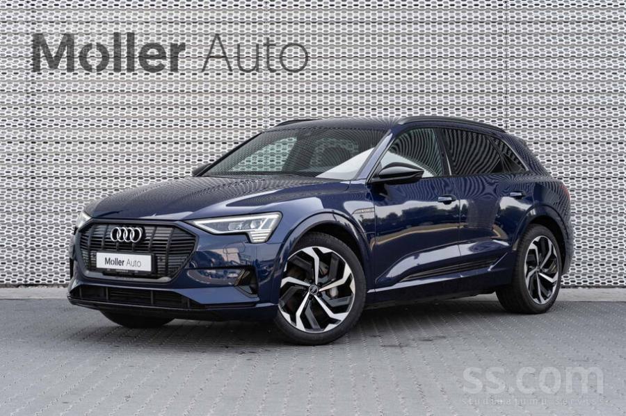 Zils Audi E-Tron 2021 Rīga, ar dzinēja tilpumu 0.00 L un nobraukumu 51 tūkst. km par 33490 €, foto 1 vietnē AUTOMOTO.COM.LV