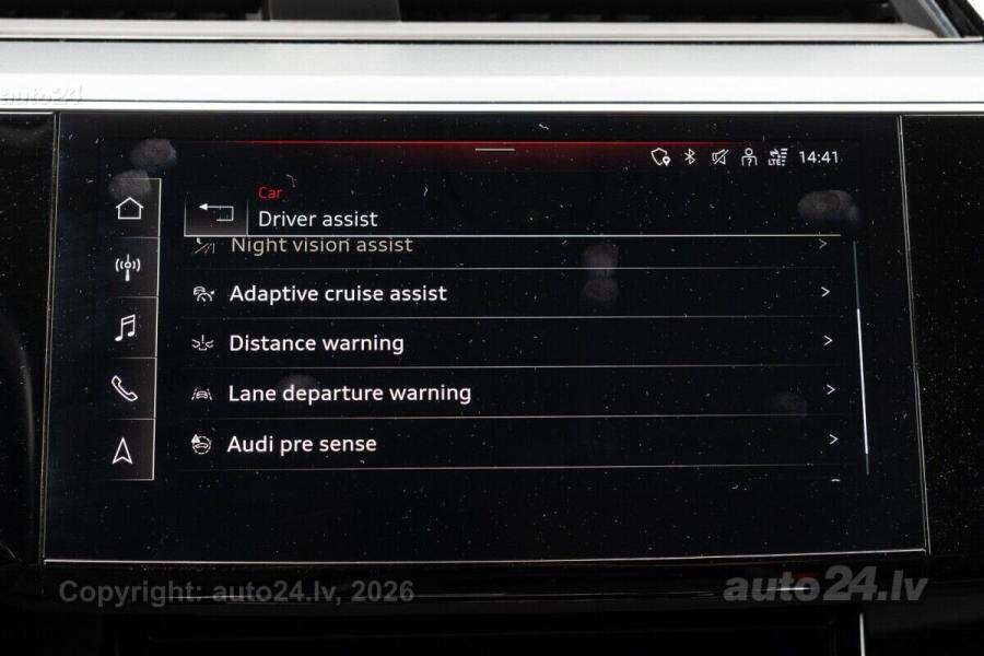 Blue Audi E-Tron 2021 in Riga, with an engine capacity of 0.00 L and mileage of 69 thousand km for 33766 €, photo 12 on AUTOMOTO.COM.LV