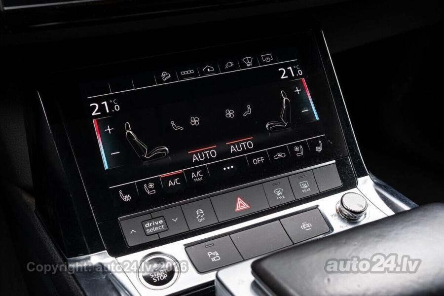 Blue Audi E-Tron 2021 in Riga, with an engine capacity of 0.00 L and mileage of 69 thousand km for 33766 €, photo 15 on AUTOMOTO.COM.LV