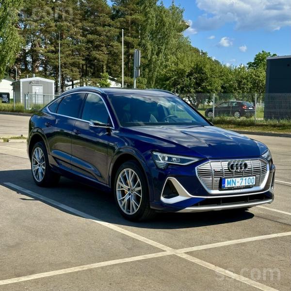 Zils Audi E-Tron 2021 Rīga, ar dzinēja tilpumu 0.00 L un nobraukumu 107 tūkst. km par 31500 €, foto 5 vietnē AUTOMOTO.COM.LV