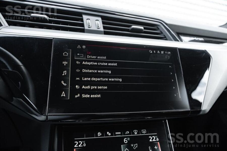 Zils Audi E-Tron 2022 Rīga, ar dzinēja tilpumu 0.00 L un nobraukumu 64 tūkst. km par 33250 €, foto 27 vietnē AUTOMOTO.COM.LV