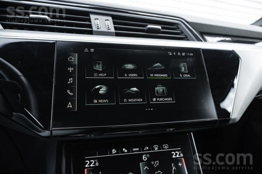 Zils Audi E-Tron 2022 Rīga, ar dzinēja tilpumu 0.00 L un nobraukumu 64 tūkst. km par 33250 €, foto 28 vietnē AUTOMOTO.COM.LV