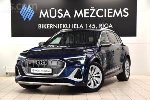 Синий Ауди E-Tron 2022 в Рига, объемом двигателя 0.00 л и пробегом 93 тыс. км за 37990 €, фото 1 на AUTOMOTO.COM.LV