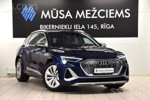 Синий Ауди E-Tron 2022 в Рига, объемом двигателя 0.00 л и пробегом 93 тыс. км за 37990 €, фото 4 на AUTOMOTO.COM.LV