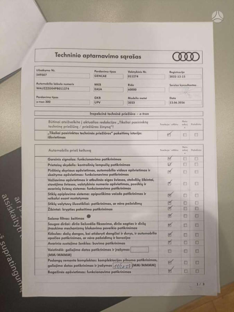 Zils Audi E-Tron 2022 Viļņa, ar dzinēja tilpumu 0.00 L un nobraukumu 60 tūkst. km par 33900 €, foto 33 vietnē AUTOMOTO.COM.LV