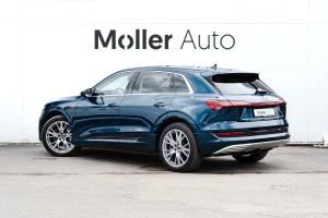 Blue Audi E-Tron 2022 in Riga, with an engine capacity of 0.00 L and mileage of 106 thousand km for 28950 €, photo 4 on AUTOMOTO.COM.LV