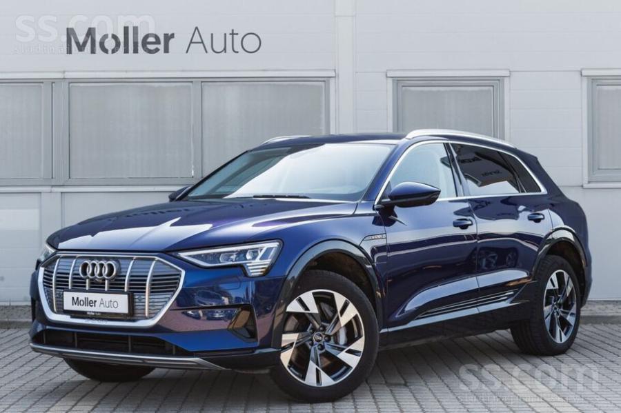 Синий Ауди E-Tron 2022 в Вентспилс, объемом двигателя 0.00 л и пробегом 47 тыс. км за 37900 €, фото 1 на AUTOMOTO.COM.LV